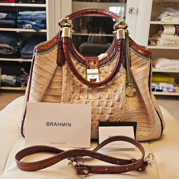 Brahmin | Bags | Brahmin Elisa Top Handle Bag | Poshmark